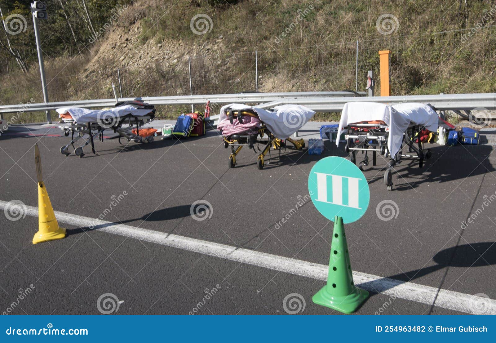 Rescue Service for the Rapid Assistance of Injured Persons Stock Photo ...