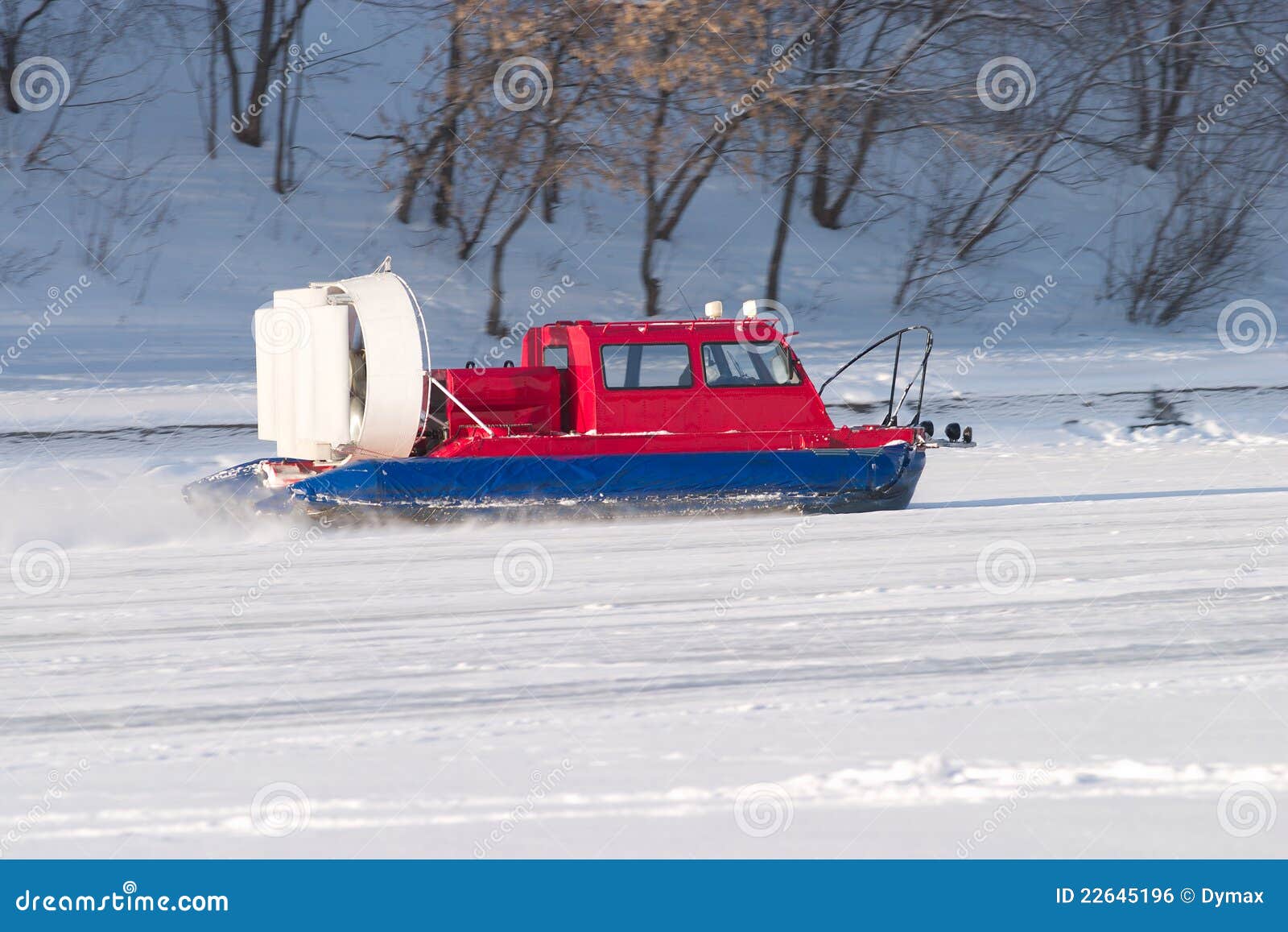 Rescue Service Snowmobile Rides Fast on Snow Stock Photo - Image of ...