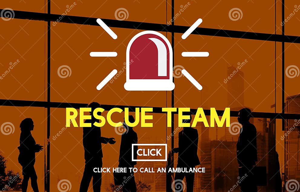 Rescue Team Paramedic Support Help Emergency Concept Stock Photo ...