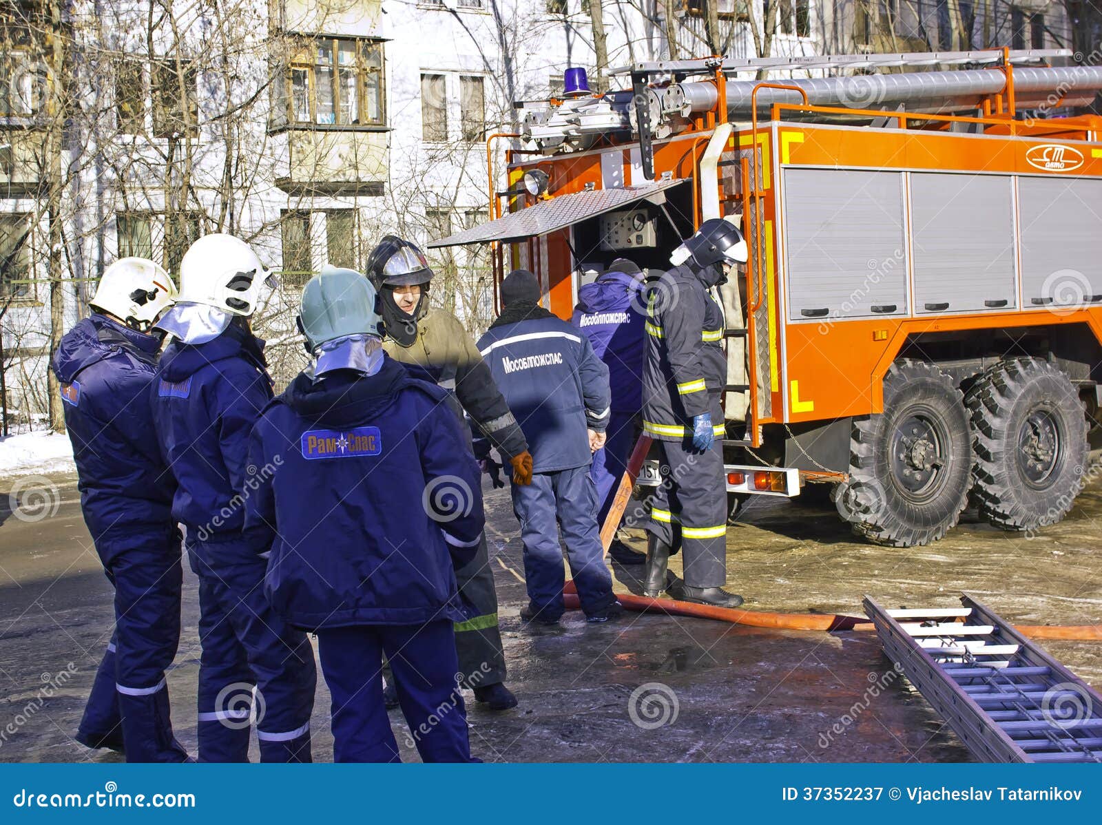 Rescue team editorial photography. Image of danger, orange - 37352237