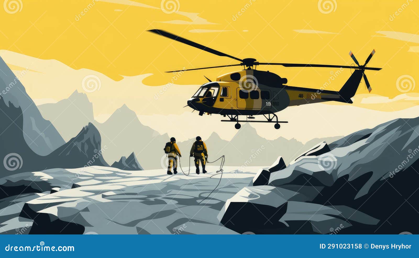 The Rescue Team is Working at the Site of the Man-made Disaster ...