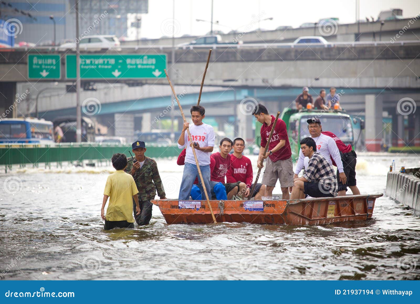 Rescue Teams Helping People Editorial Stock Image - Image of season ...