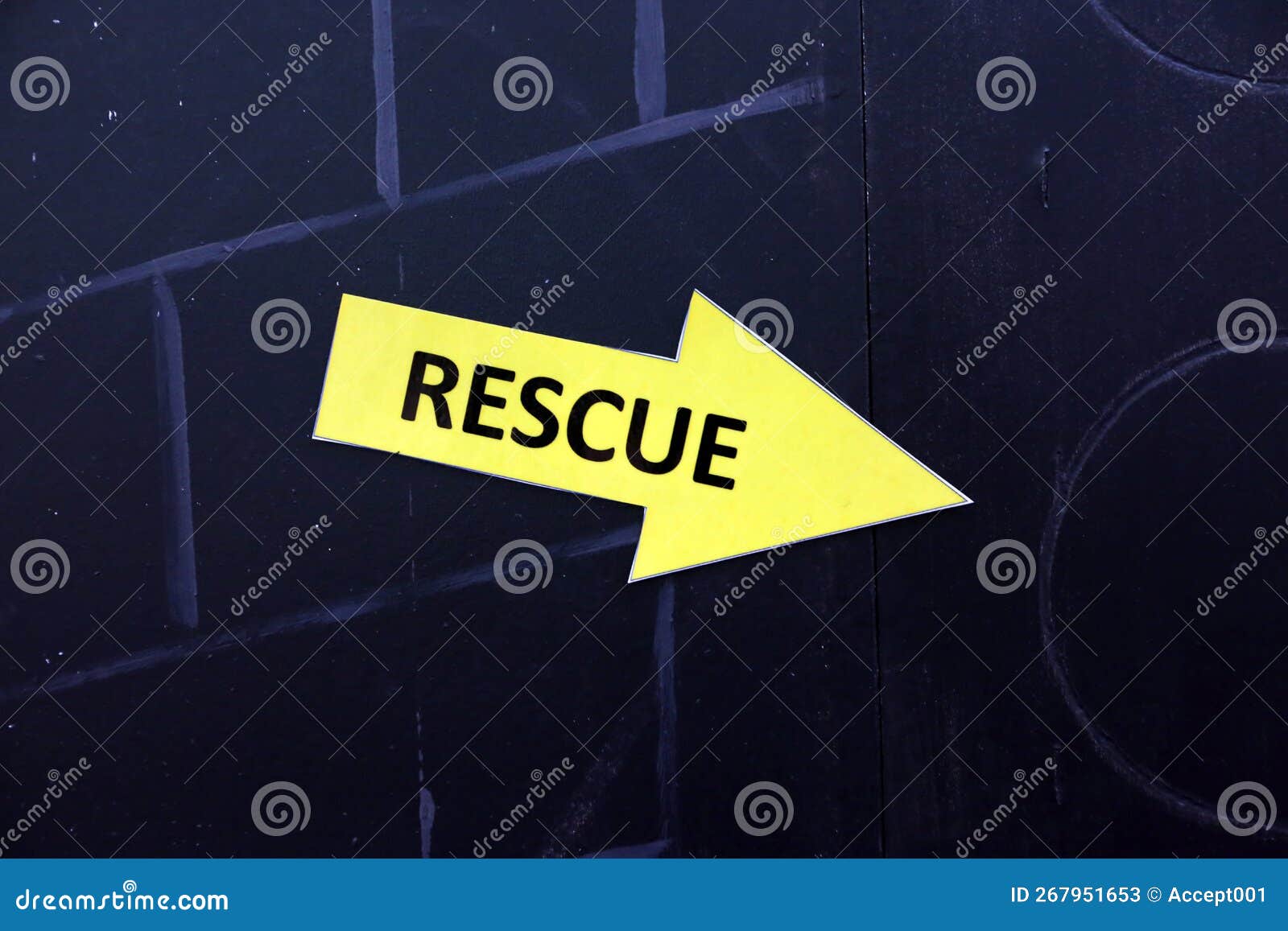 Rescue Warning Arrow. Danger Sign Stock Image - Image of label, mark ...