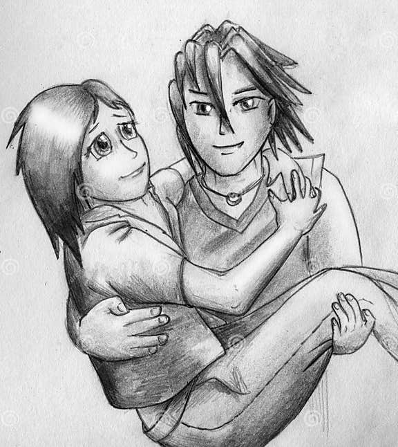 Rescuer stock illustration. Illustration of girl, anime - 10560498