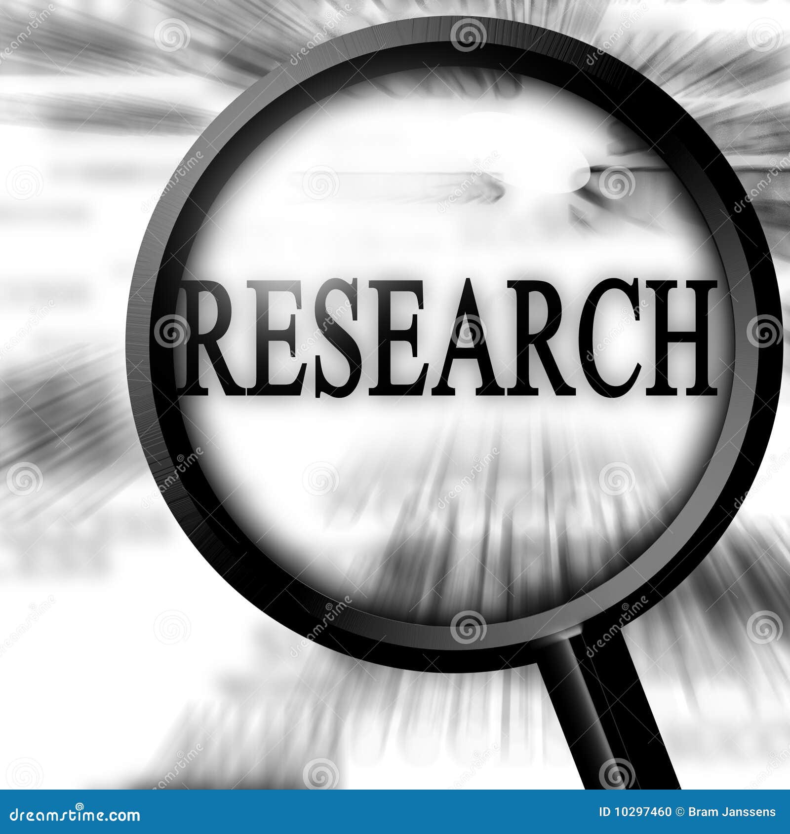 Research stock illustration. Illustration of newspaper - 10297460