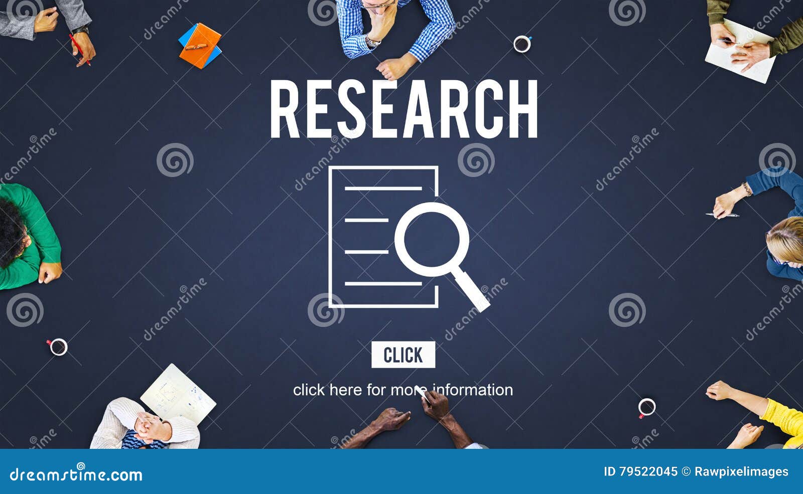 Research Analysis Discovery Investigation Concept Stock Illustration ...