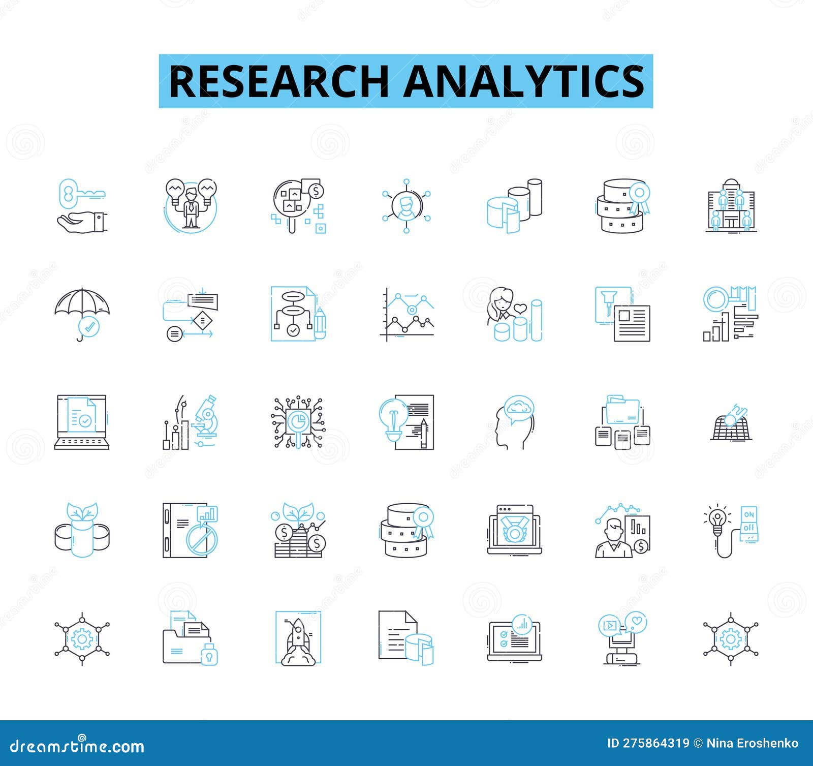 Research Analytics Linear Icons Set. Insights, Analytics, Data, Tools ... Research Analytics Linear Icons Set. Insights, Analytics, Data, Tools ...