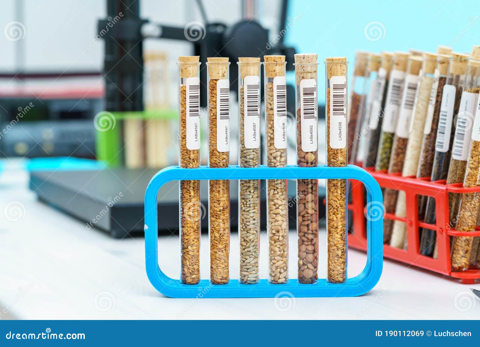 Research Analyzing Agricultural Grains and Seeds in the Laboratory ...