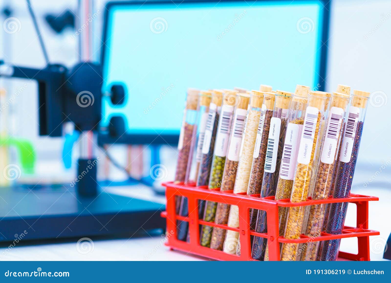 Research Analyzing Agricultural Grains and Seeds in the Laboratory ...
