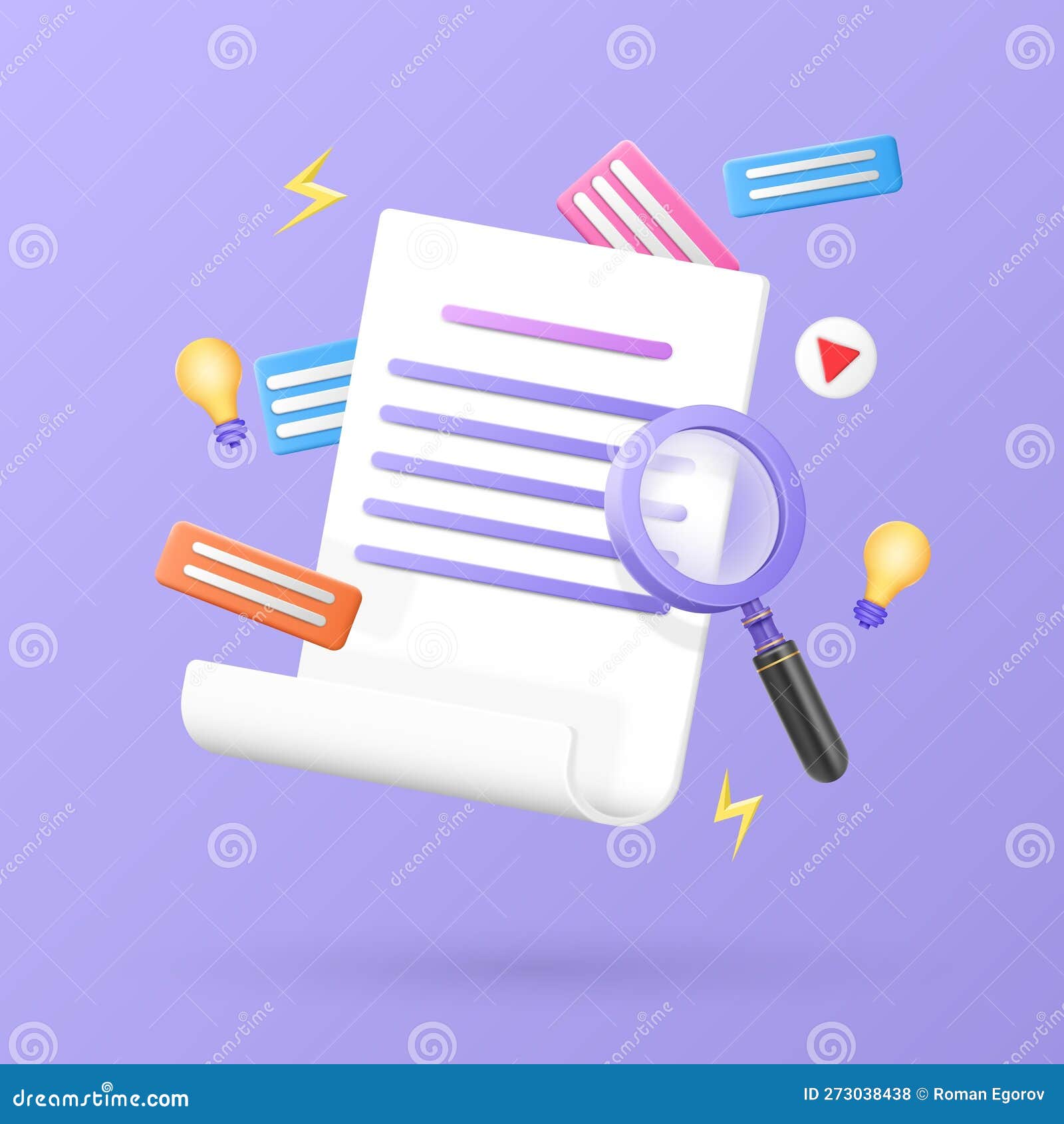 Research Application Elements. Finding Information with Magnifying ...