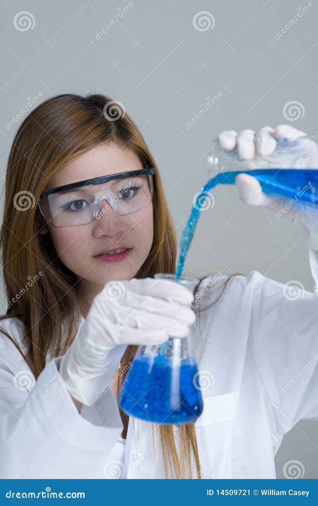Research Assistant Pouring Chemicals in the Lab Stock Image - Image of ...