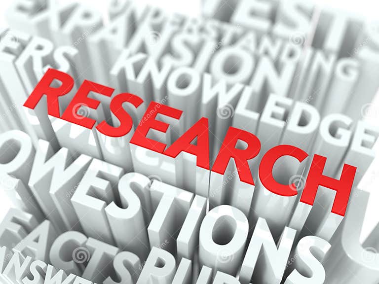 Research Background Design. Stock Illustration - Illustration of ...