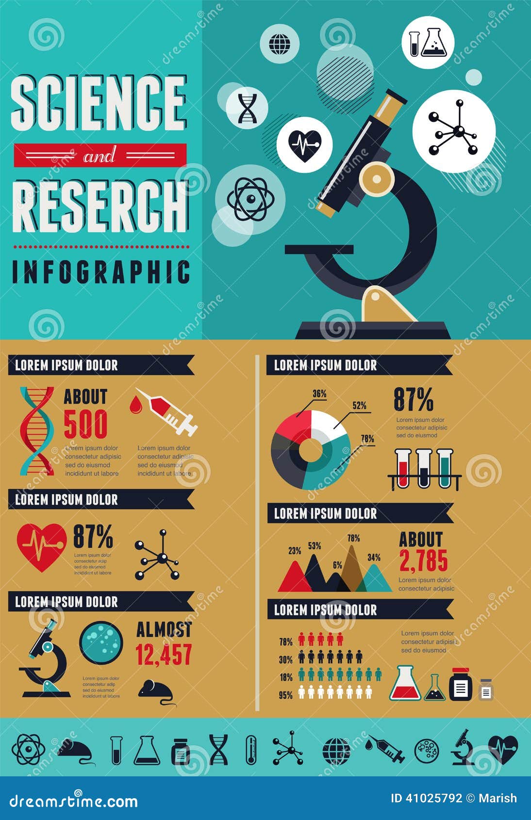Research, Bio Technology and Science Infographic Stock Vector ... Research, Bio Technology and Science Infographic Stock Vector ...