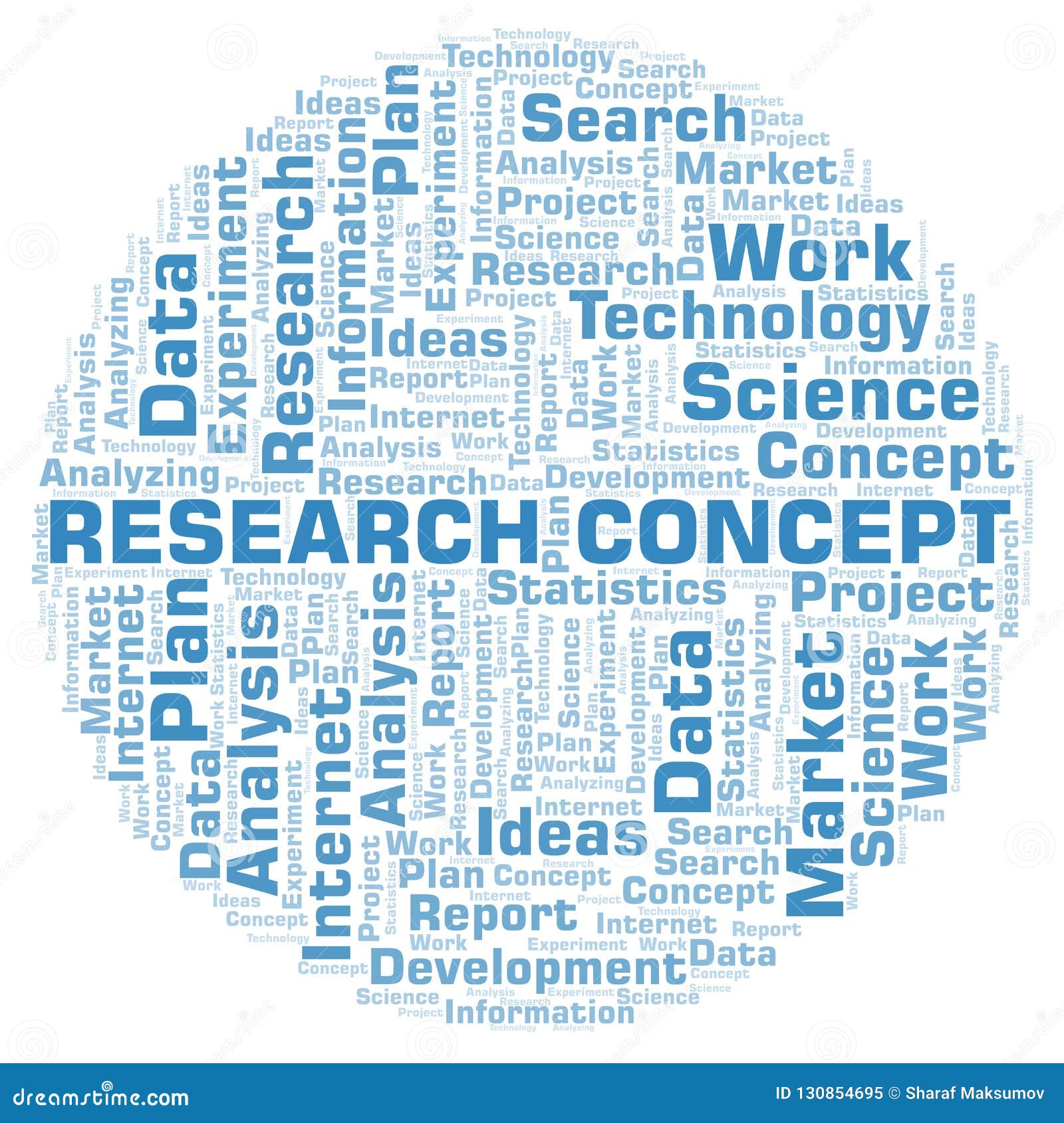 Research Concept Word Cloud Stock Illustration Illustration Of Plan