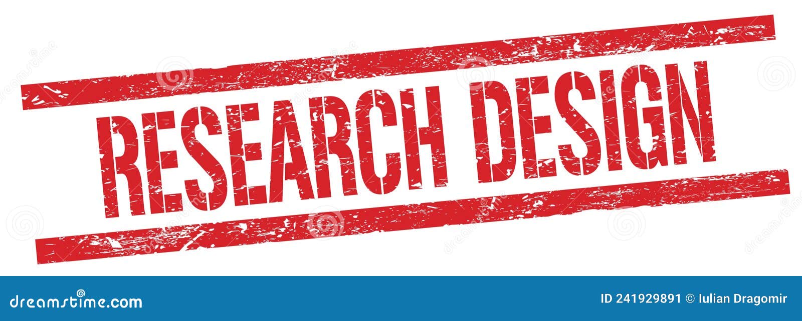 RESEARCH DESIGN Text on Red Grungy Rectangle Stamp Stock Illustration ...