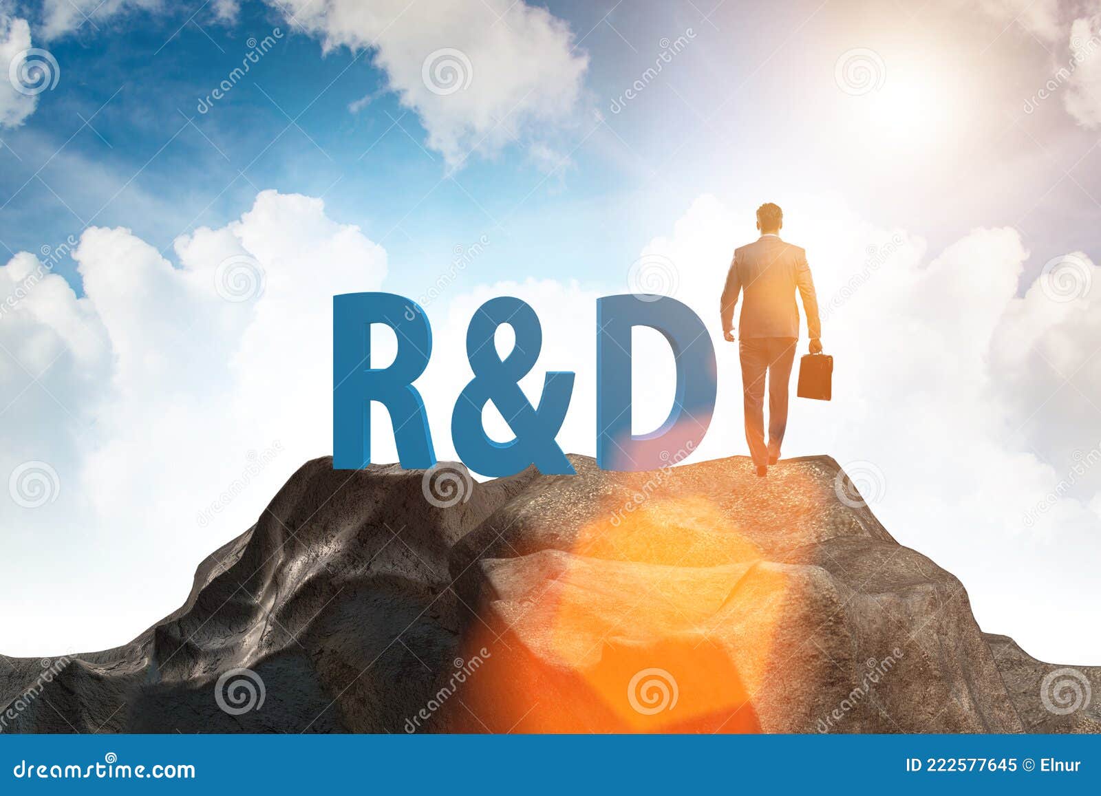 Research and Development Concept with Businessman Stock Image - Image ...