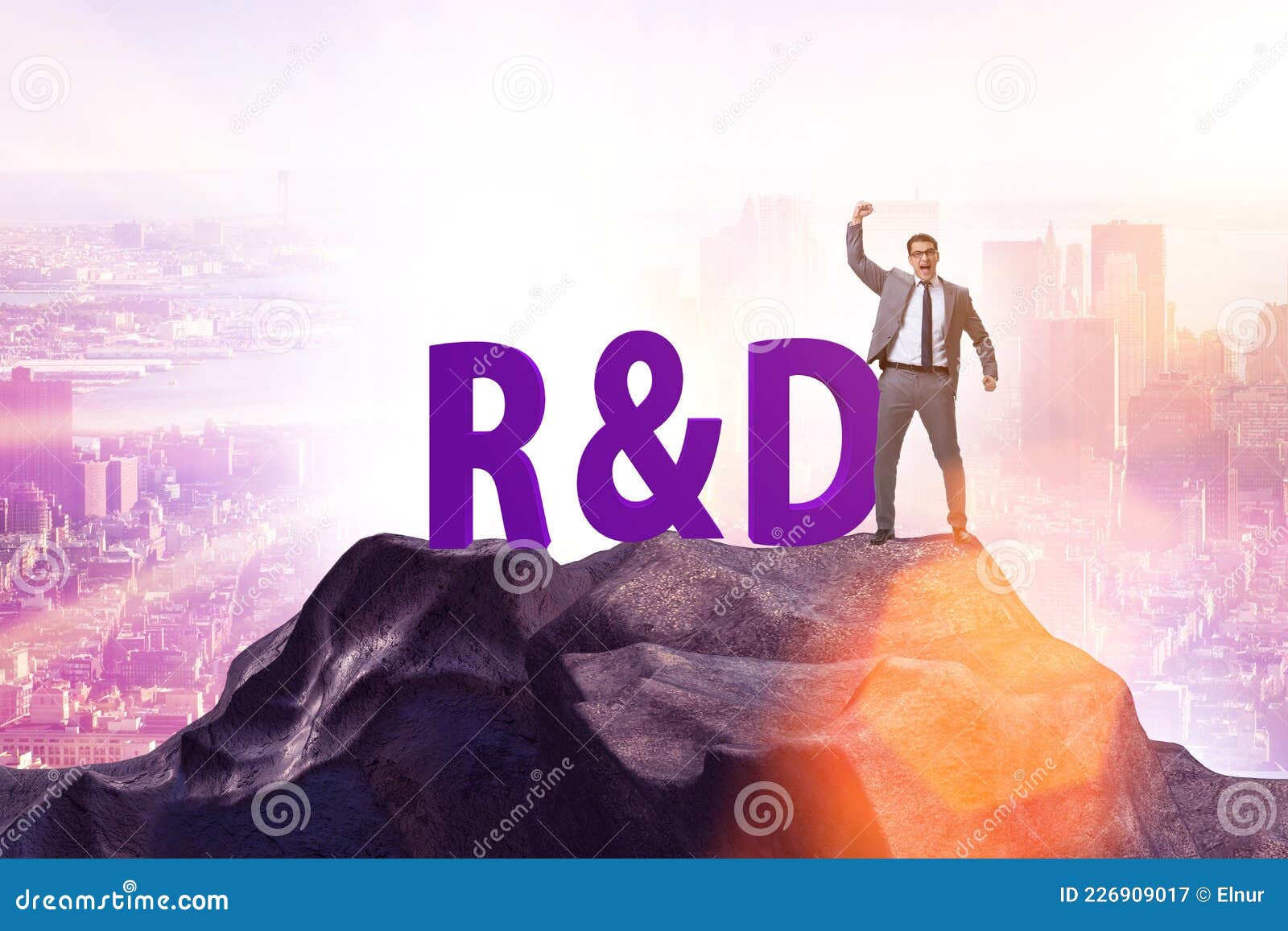 Research and Development Concept with Businessman Stock Image - Image ...