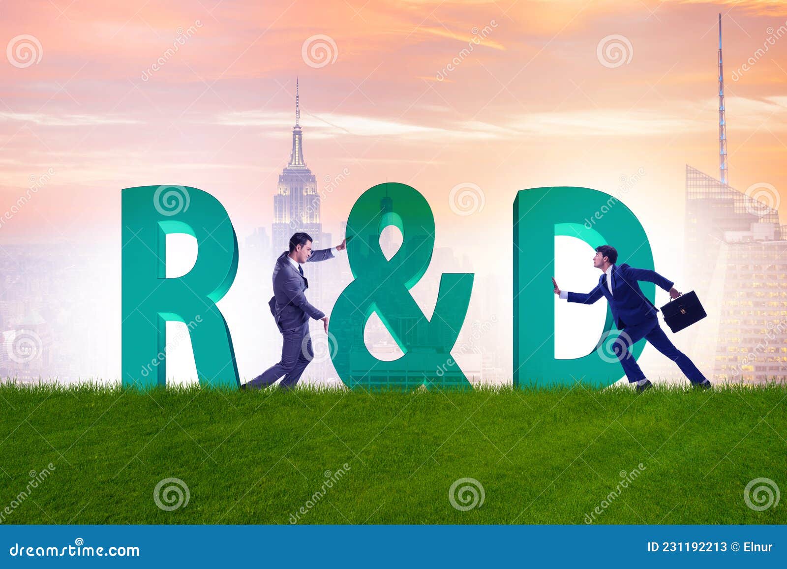 Research and Development Concept with Businessman Stock Image - Image ...
