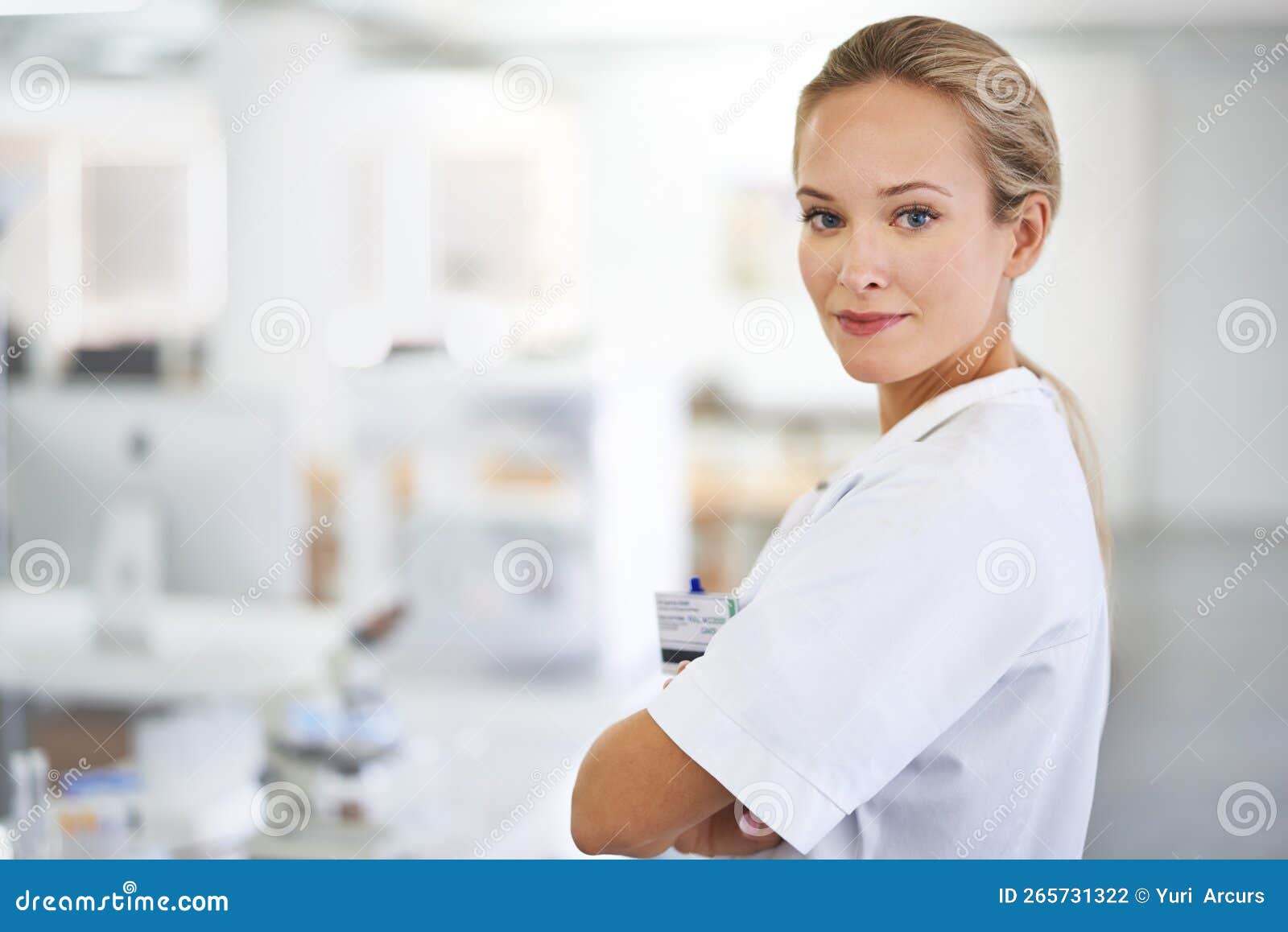 Research and Development. a Cropped Portrait of a Beautiful Scientist ...