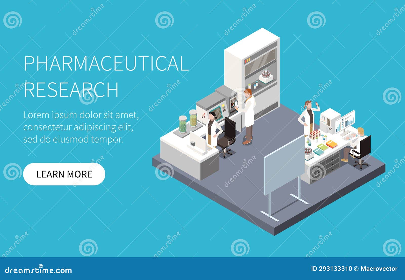 Research Development Isometric Stock Illustration - Illustration of ...