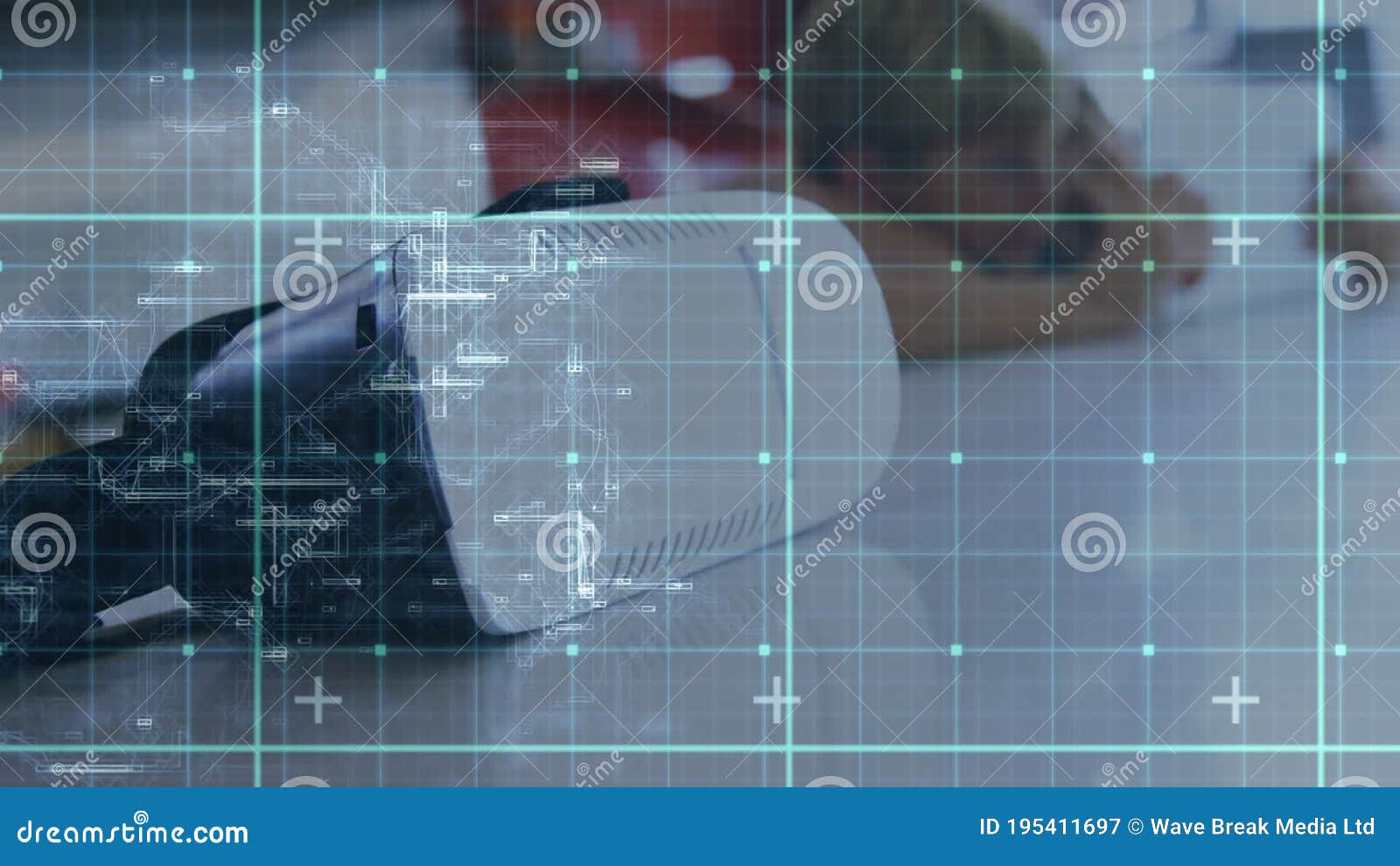 Research and Development Over Virtual Reality Interface. Stock Video ...