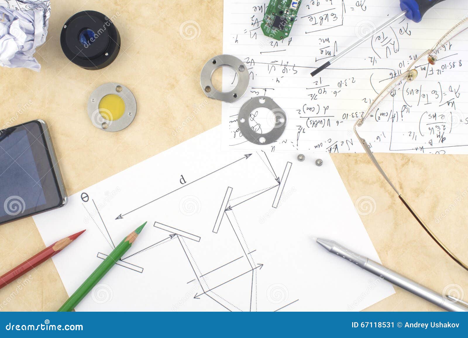 Research and Development in Progress Stock Image - Image of innovation ...