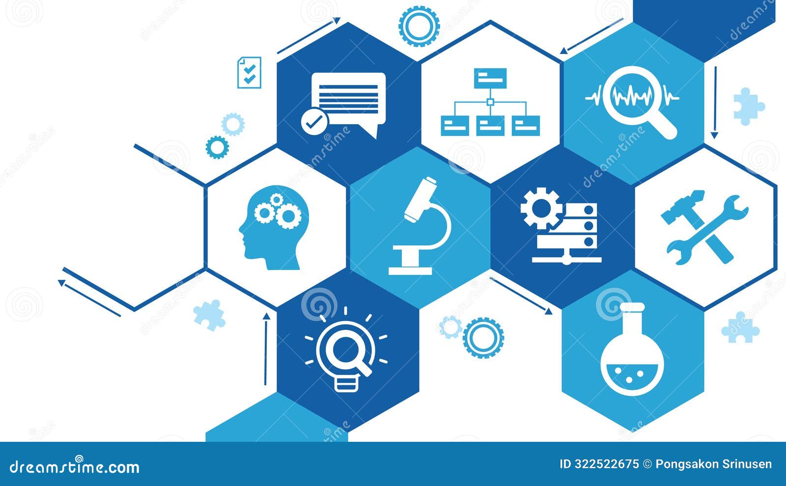Research Development Plan Linear Icon Concept. Research Development ...