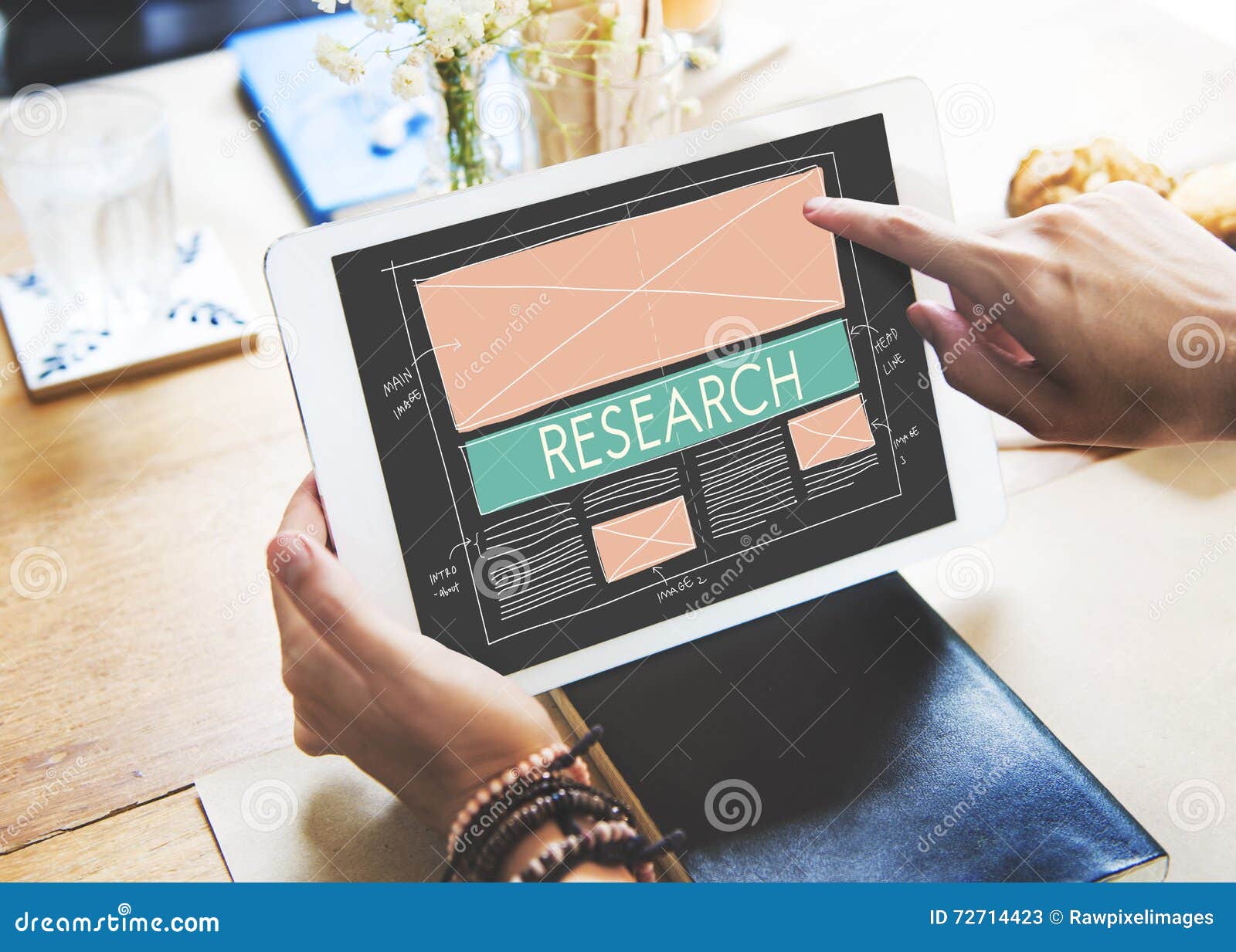Research Discovery Explanation Information Concept Stock Image - Image ...