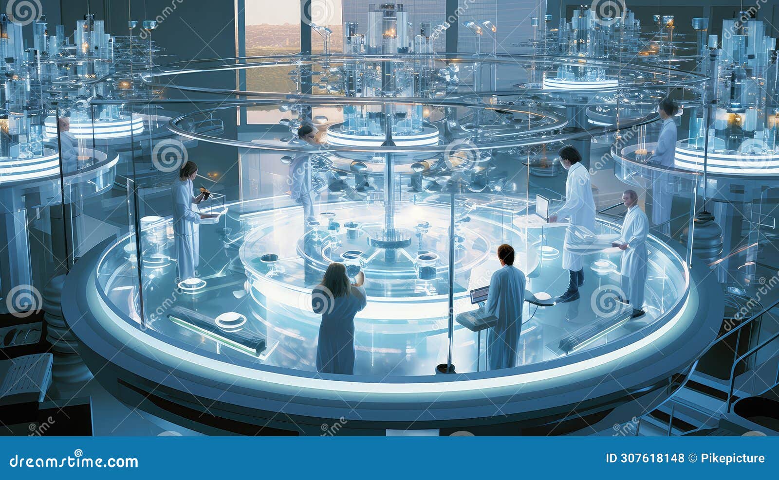 Research dna computer stock illustration. Illustration of hardware ...