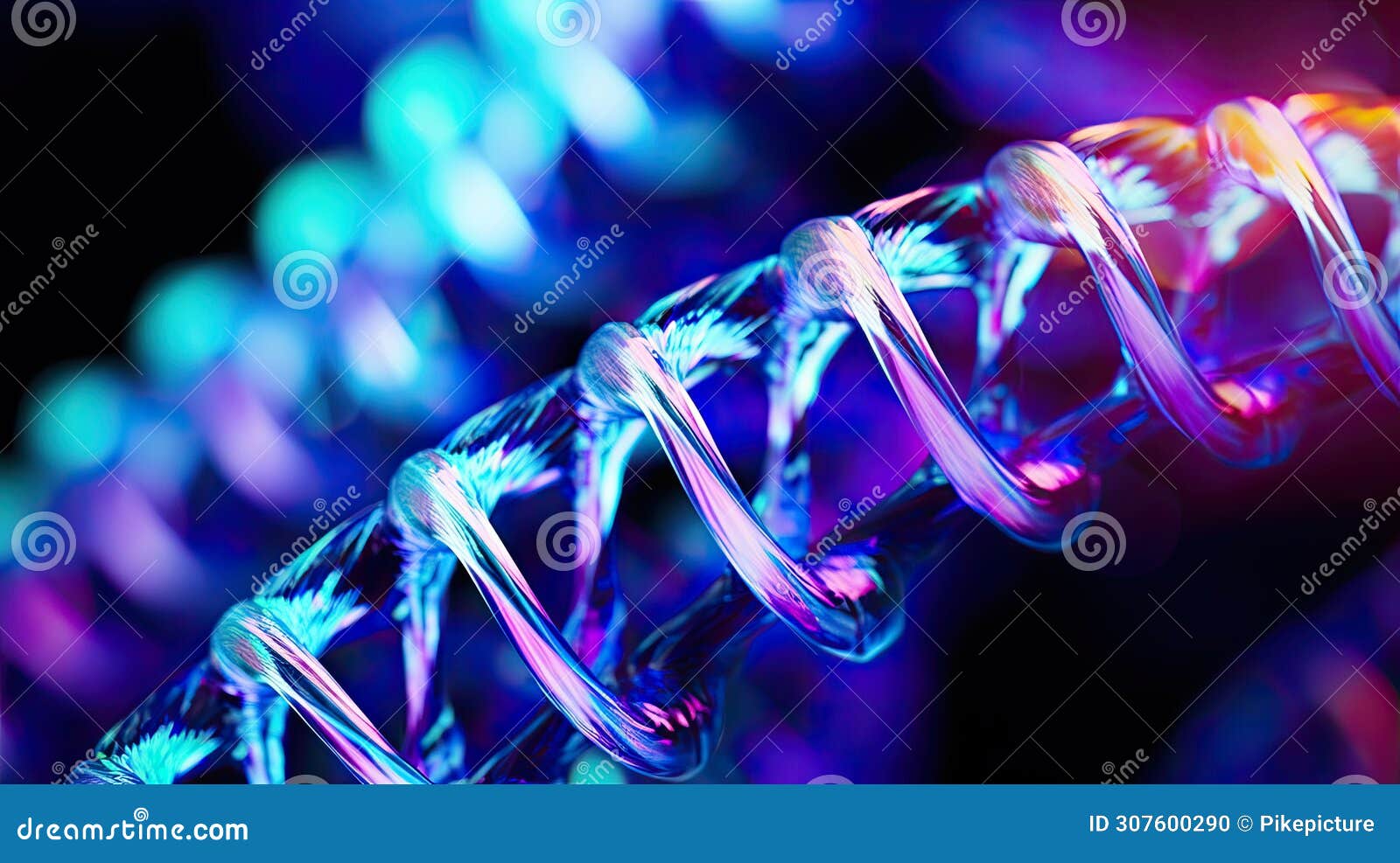 Genetics Dna Fluorescence Royalty-Free Illustration | CartoonDealer.com ...