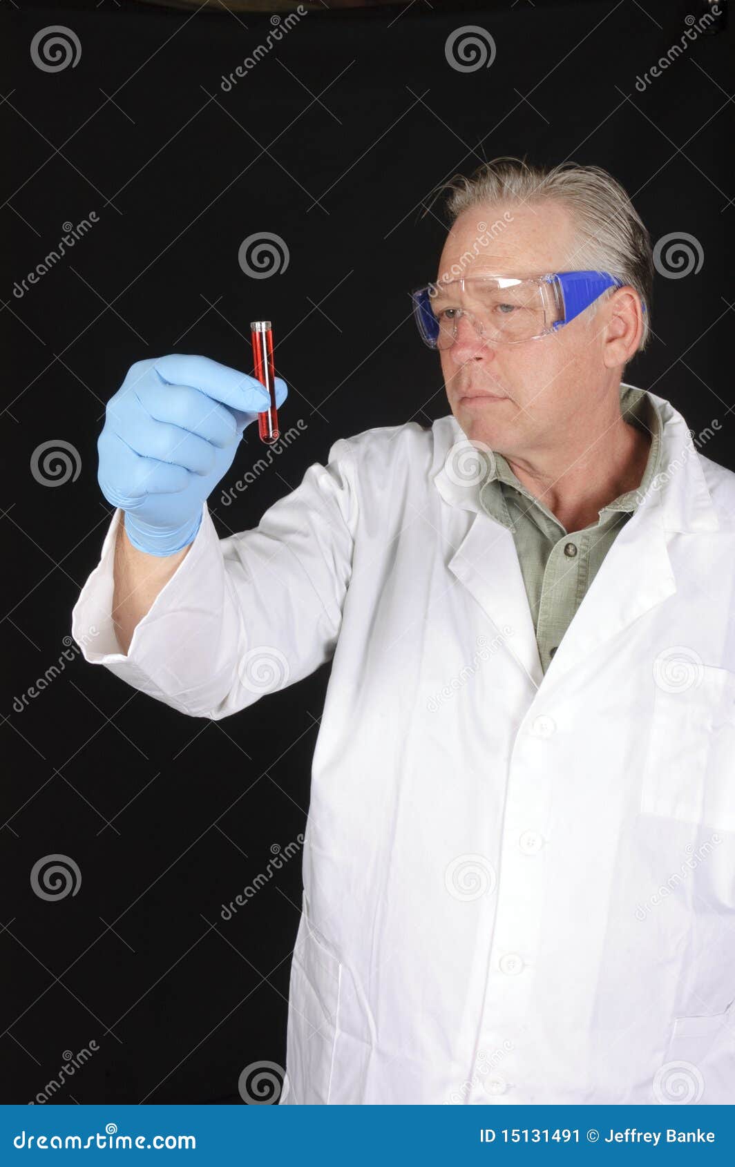 Research Engineer/scientist Stock Image - Image of closeup, tube: 15131491