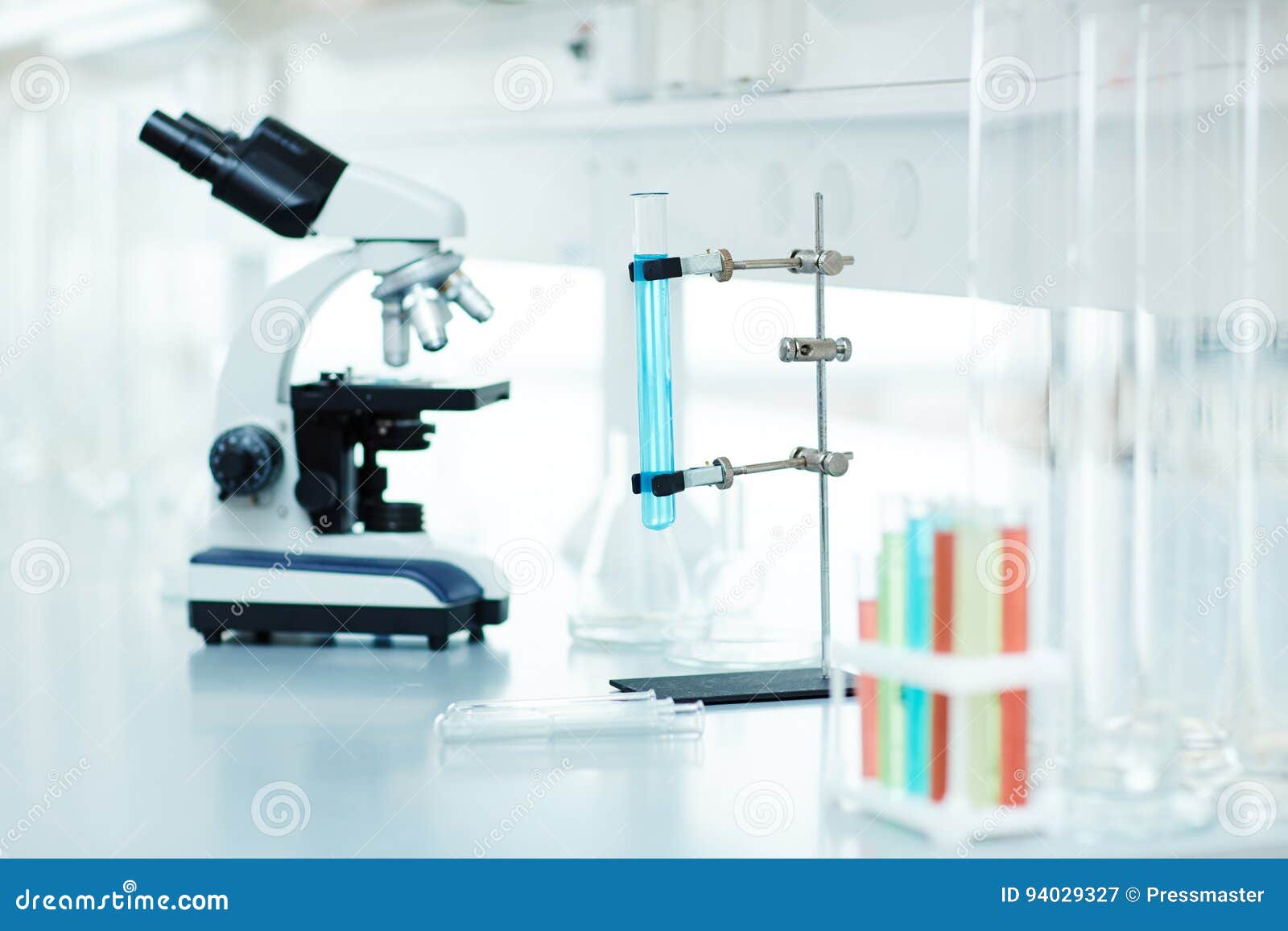 Research Equipment in Laboratory Stock Image - Image of copy, biotech ...