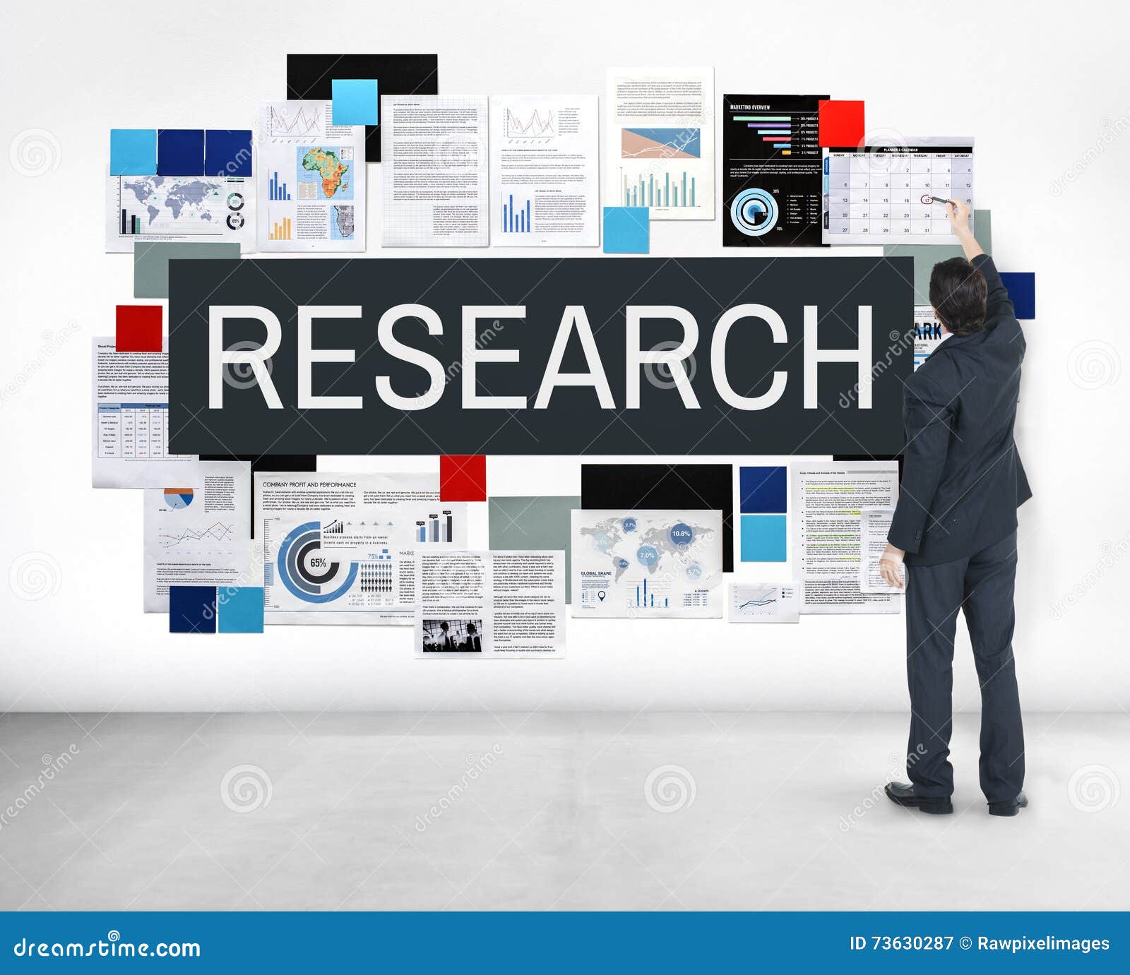 Research Exploration Facts Feedback Information Concept Stock Image ...