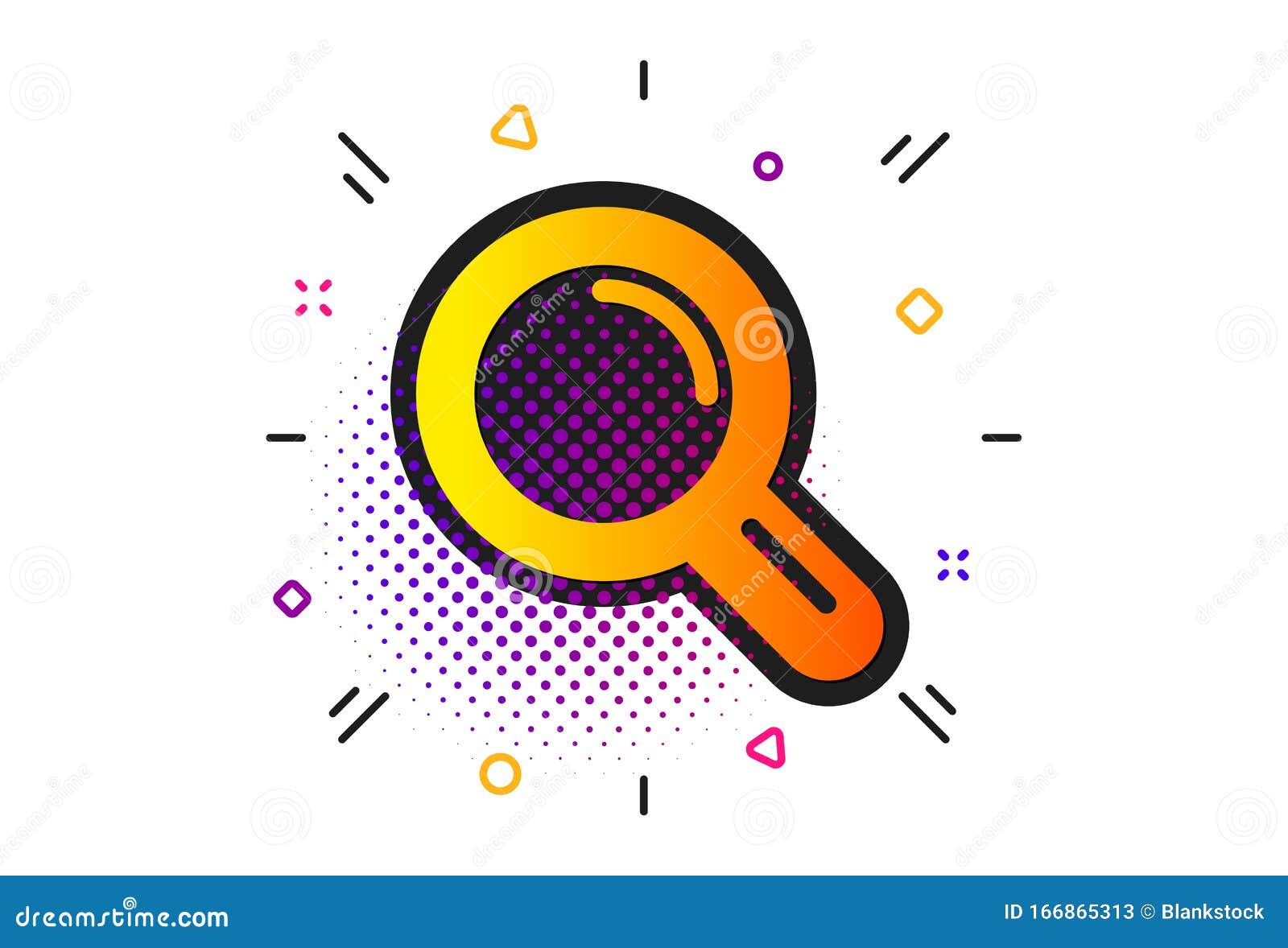 Research Icon. Magnifying Glass Sign. Vector Stock Vector ...
