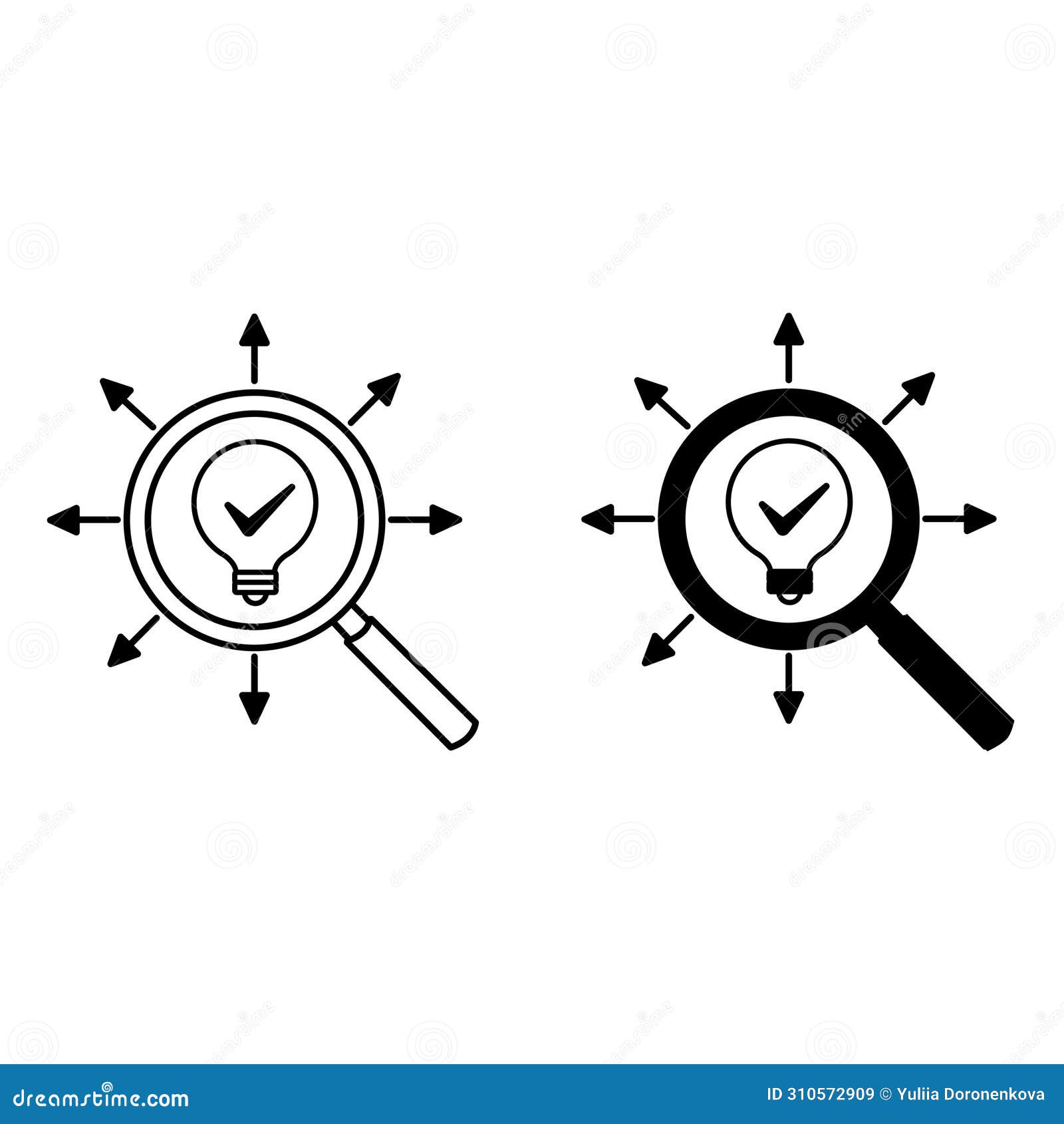 Research icons. stock vector. Illustration of statistics - 310572909