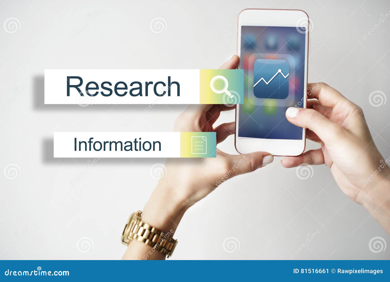 Research Information Graph Search Concept Stock Image - Image of ...