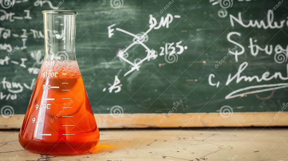 Research and Innovation - Beaker with Formula in Laboratory Stock Photo ...