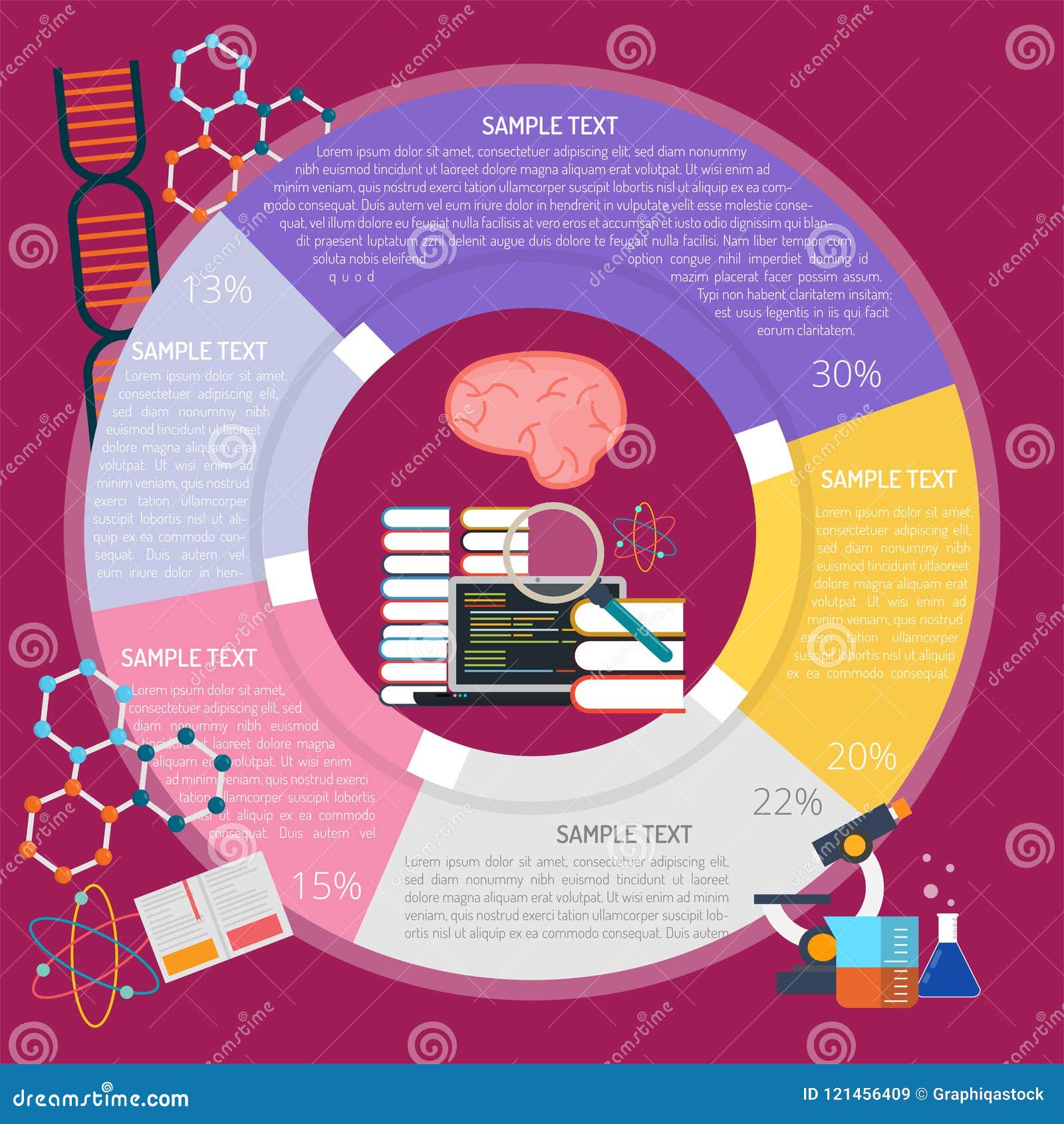 Research about Knowledge Infographic Stock Vector - Illustration of ...