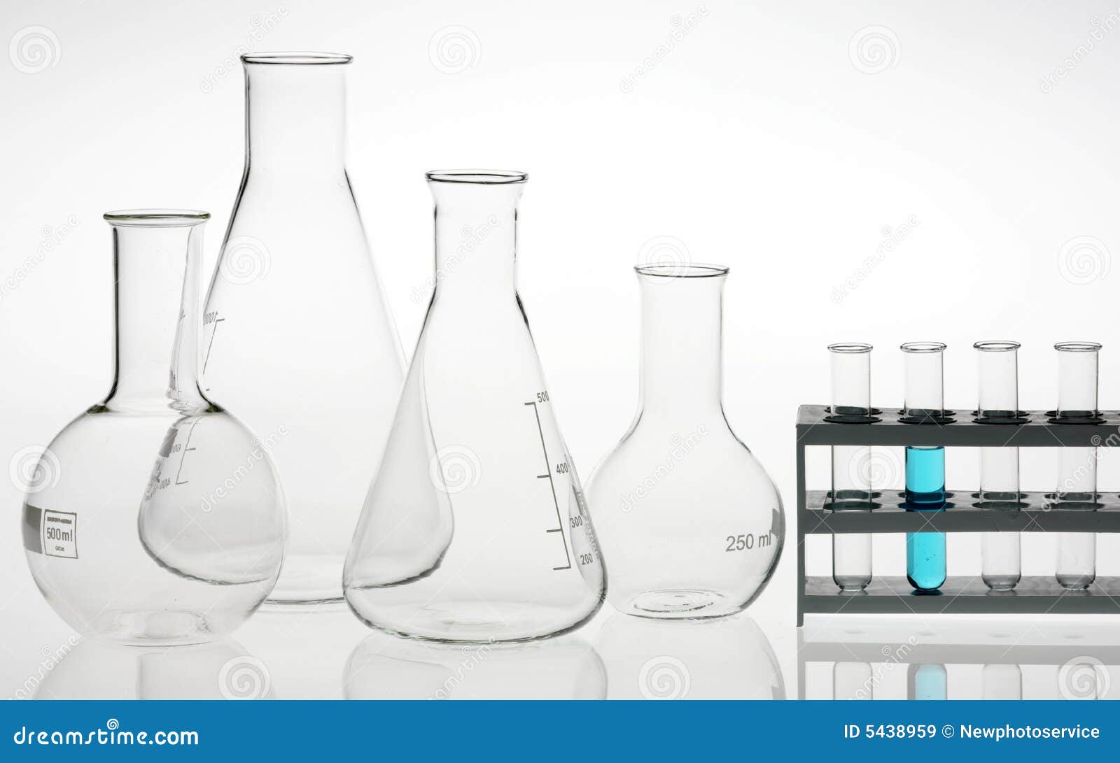 Research Lab Assorted Glassware Stock Image - Image of experiment ...