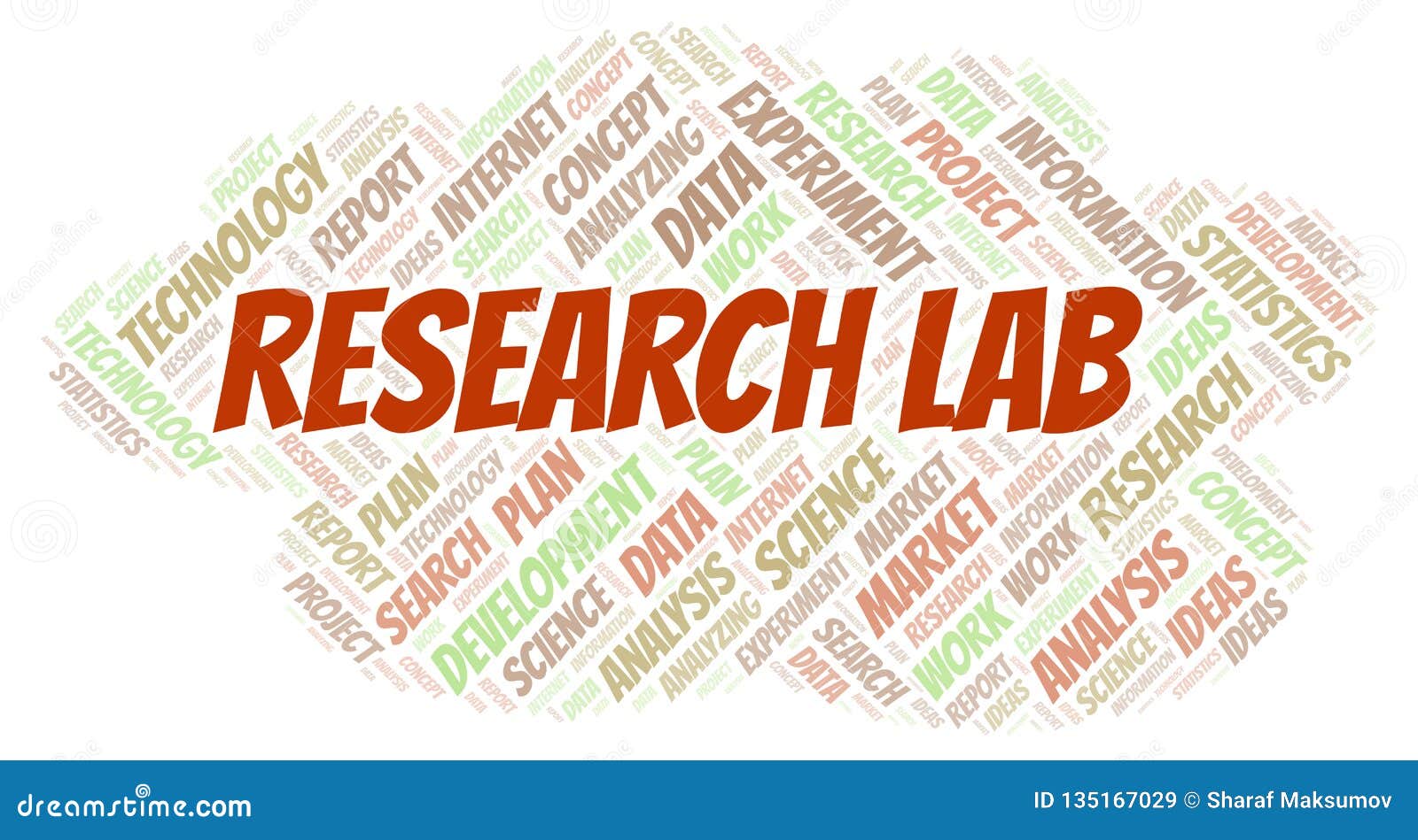 Research Lab word cloud stock illustration. Illustration of greeting ...