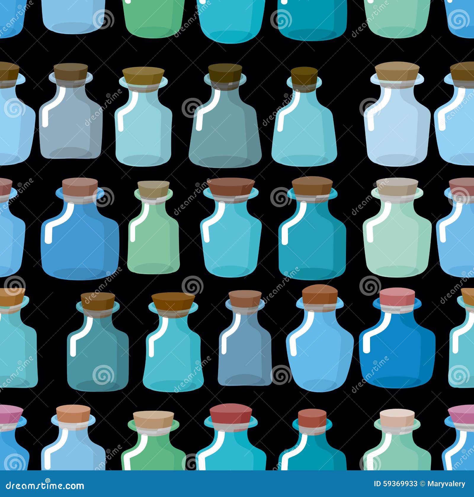 Laboratory Bottles Vector Illustration | CartoonDealer.com #3646374