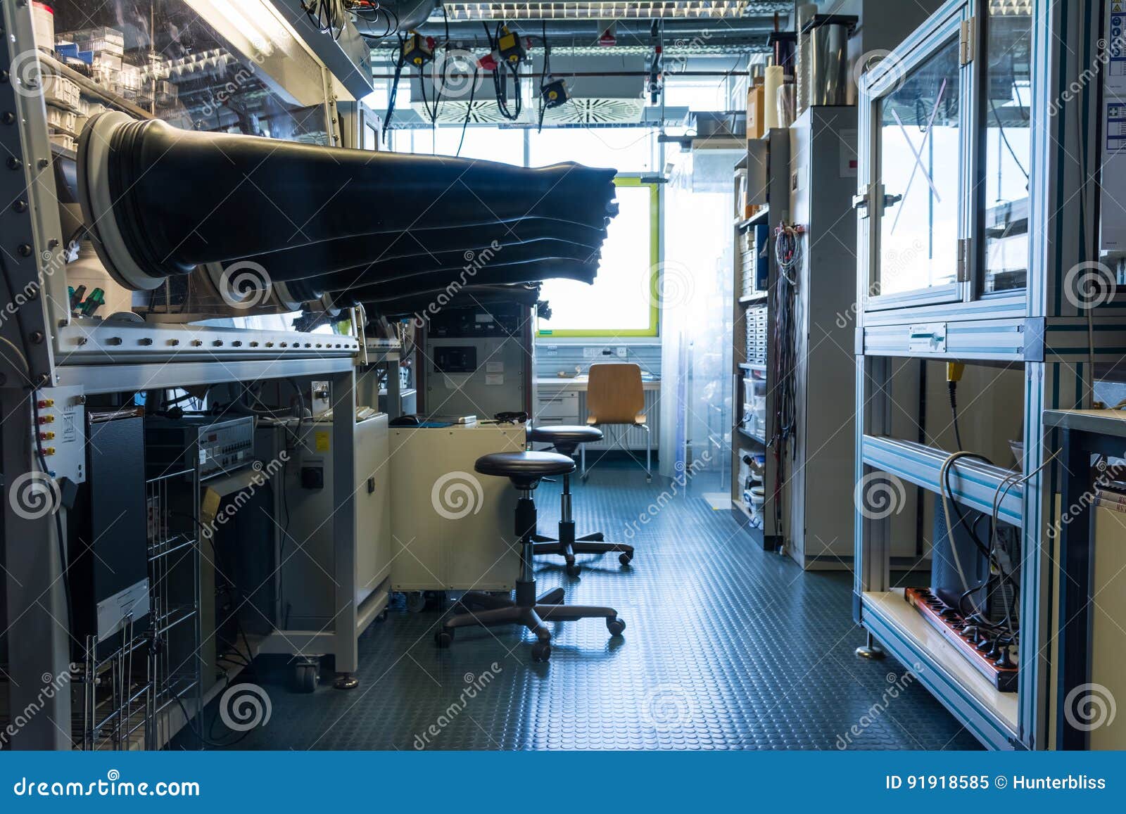 Research Laboratory University Science Development Glovebox Sun Stock ...