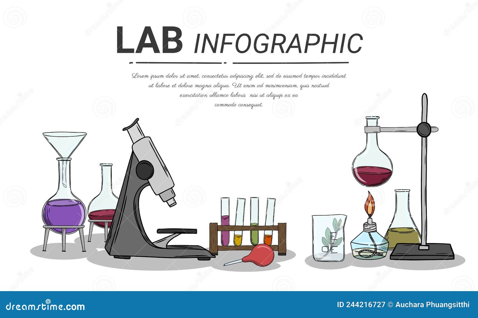 Research Laboratory Vector Illustration Concept, Scientis Working At ...