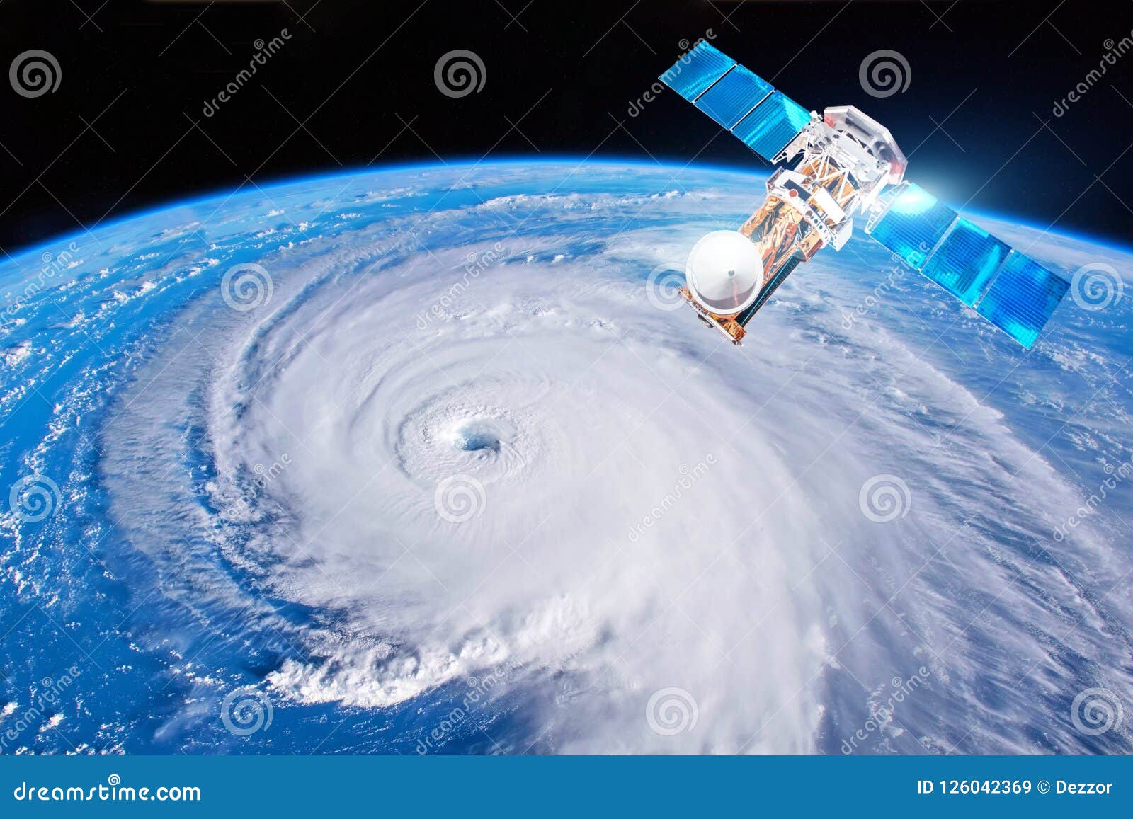 Research, Probing, Monitoring Hurricane Florence. Satellite Above the ... Research, Probing, Monitoring Hurricane Florence. Satellite Above the ...
