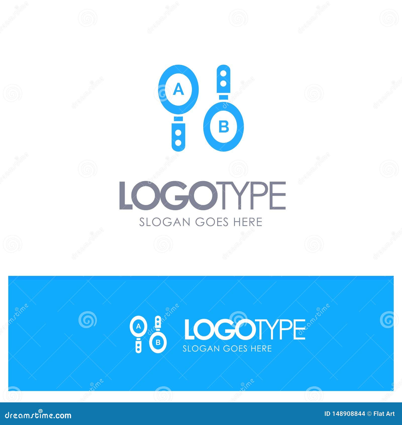 Research, Search, Sign, Computing Blue Logo Vector Stock Vector ...