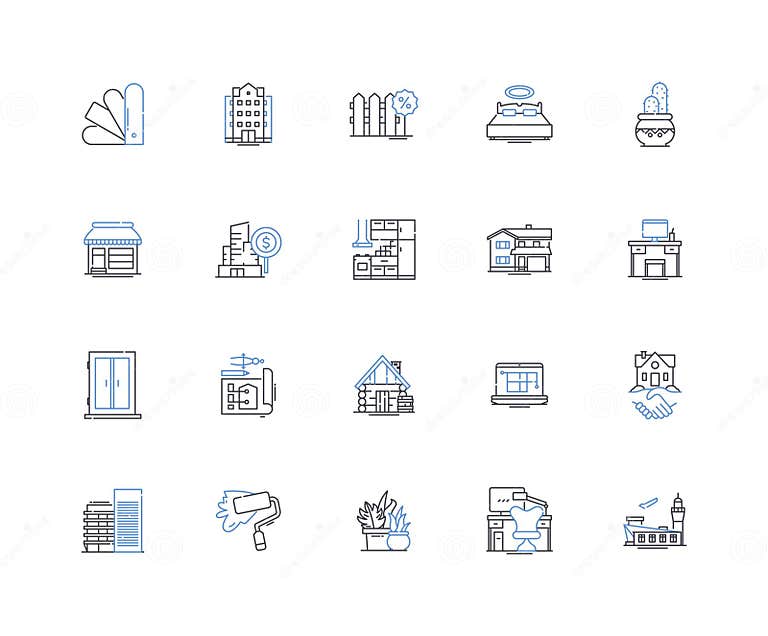 Research Study Line Icons Collection. Experiment, Survey, Sampling ...