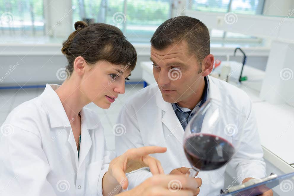 Research Wine Materials in Biochemical Laboratory Stock Image - Image ...