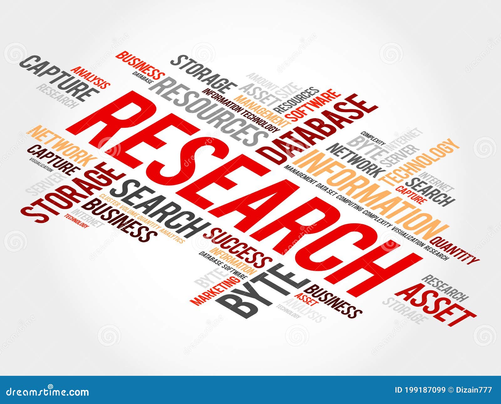 Research Word Cloud Stock Illustration Illustration Of Information
