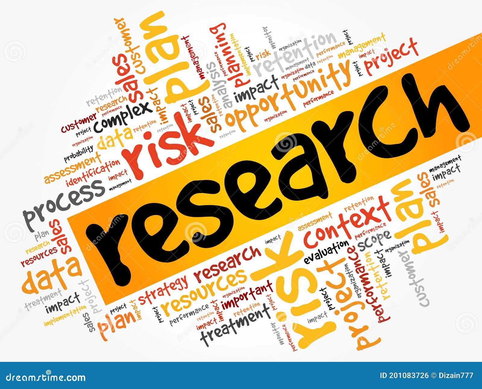 Research Word Cloud Stock Illustration Illustration Of Advertising
