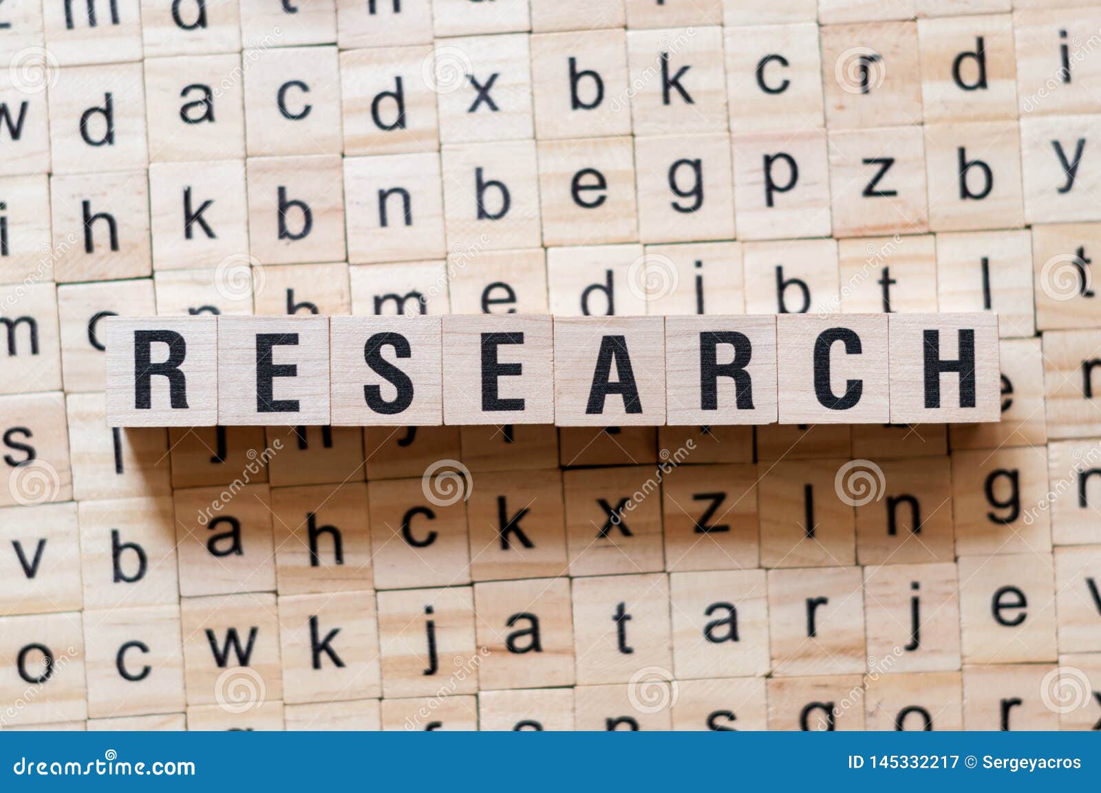 Research Word With Magnifying Glass Top View On Blue Background Royalty ...